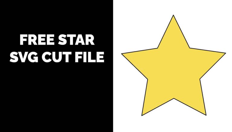 Free Star SVG Cut File + Printable Template | Builderology